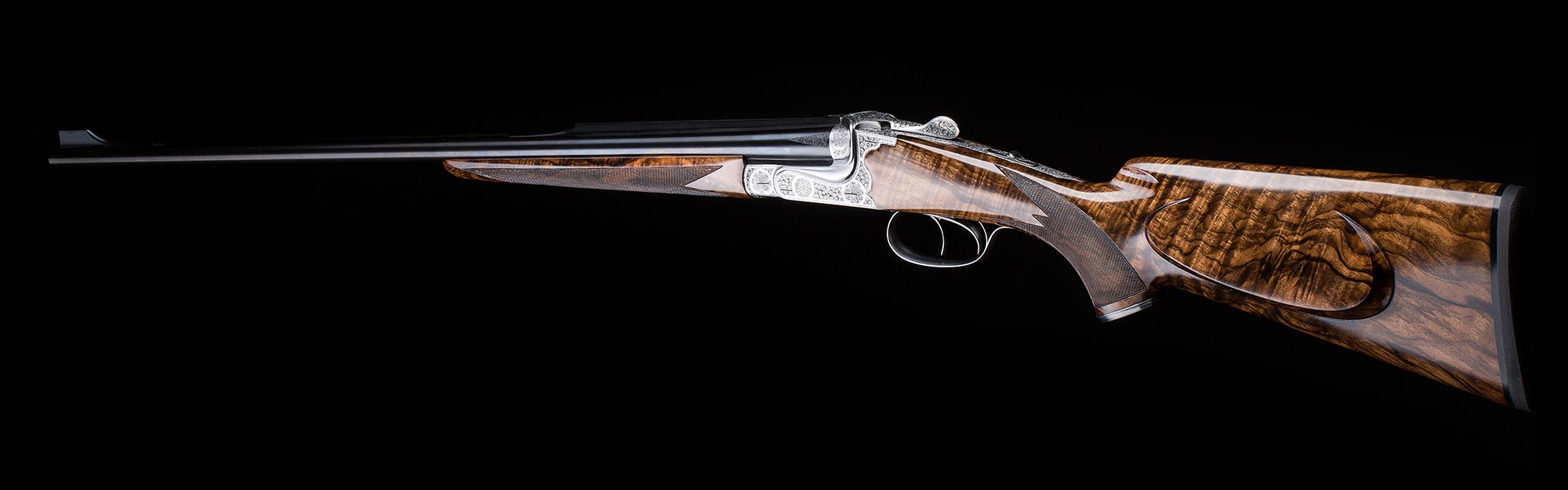 LUDWIG BOROVNIK GUNS AND RIFLES | Boxlock double barrel rifle